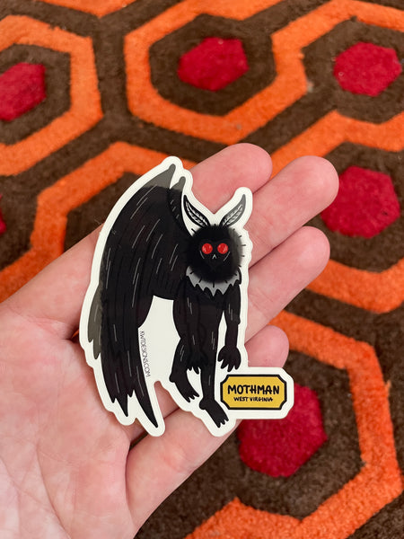 Mothman Sticker – KWT Designs