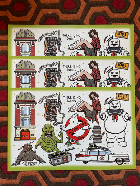 Ghostbusters Flash Sheet Print – KWT Designs