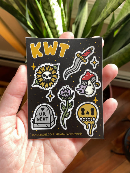 KWT Mini Sticker Sheet – KWT Designs