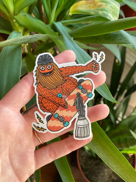 Skating Gritty Sticker – KWT Designs